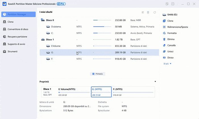 Software gratuito di gestione delle partizioni per ridimensionare le partizioni - EaseUS ...